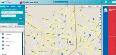 Mapcity orientará a quienes busquen un centro de salud por internet
