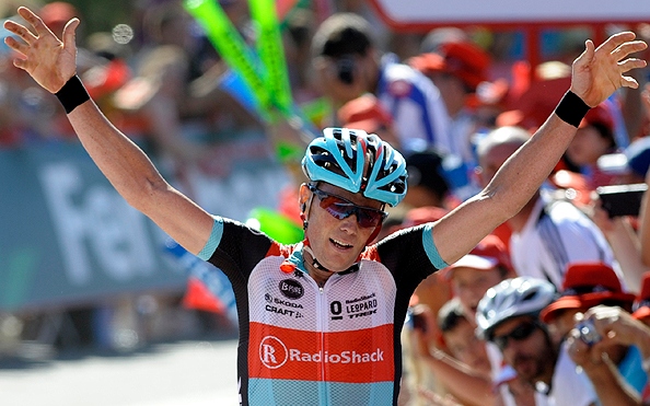Chris Horner es líder de la Vuelta a España tras ganar la tercera etapa