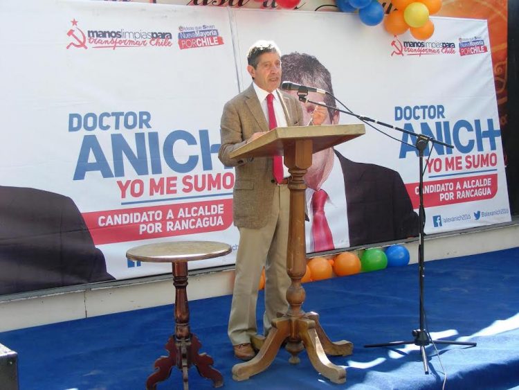 Municipales: Los compromisos con Rancagua que firmó el candidato Alex Anich
